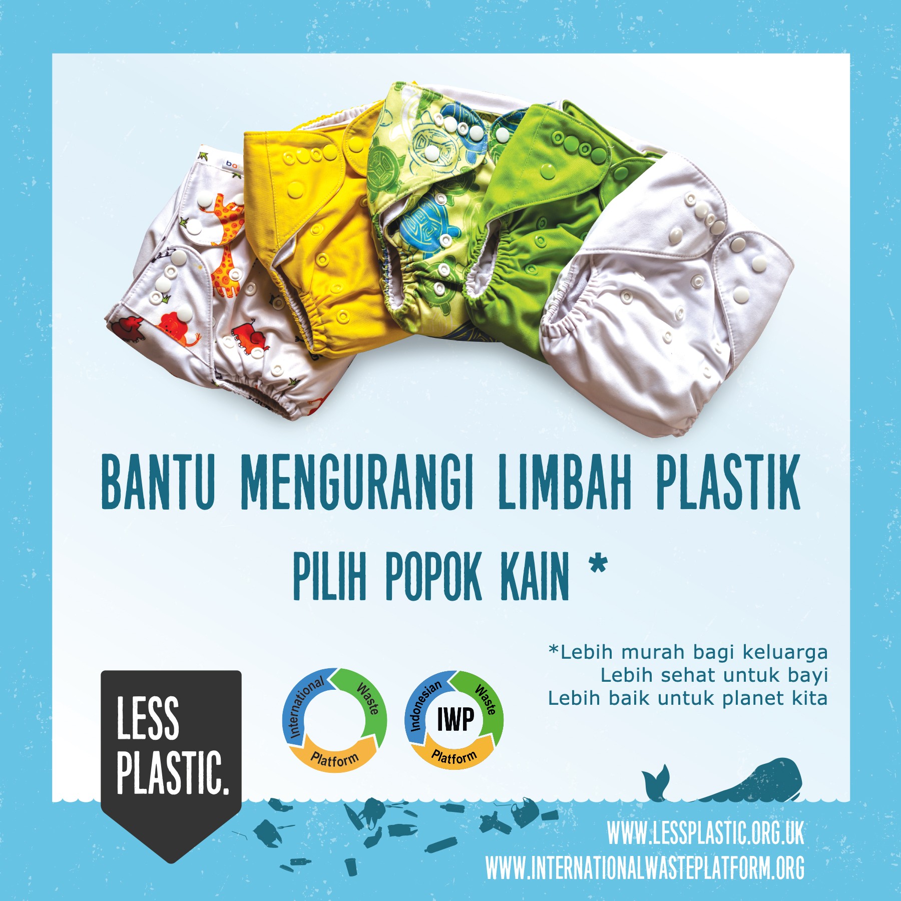 Campaign posters to promote reduction of single-use plastics ...